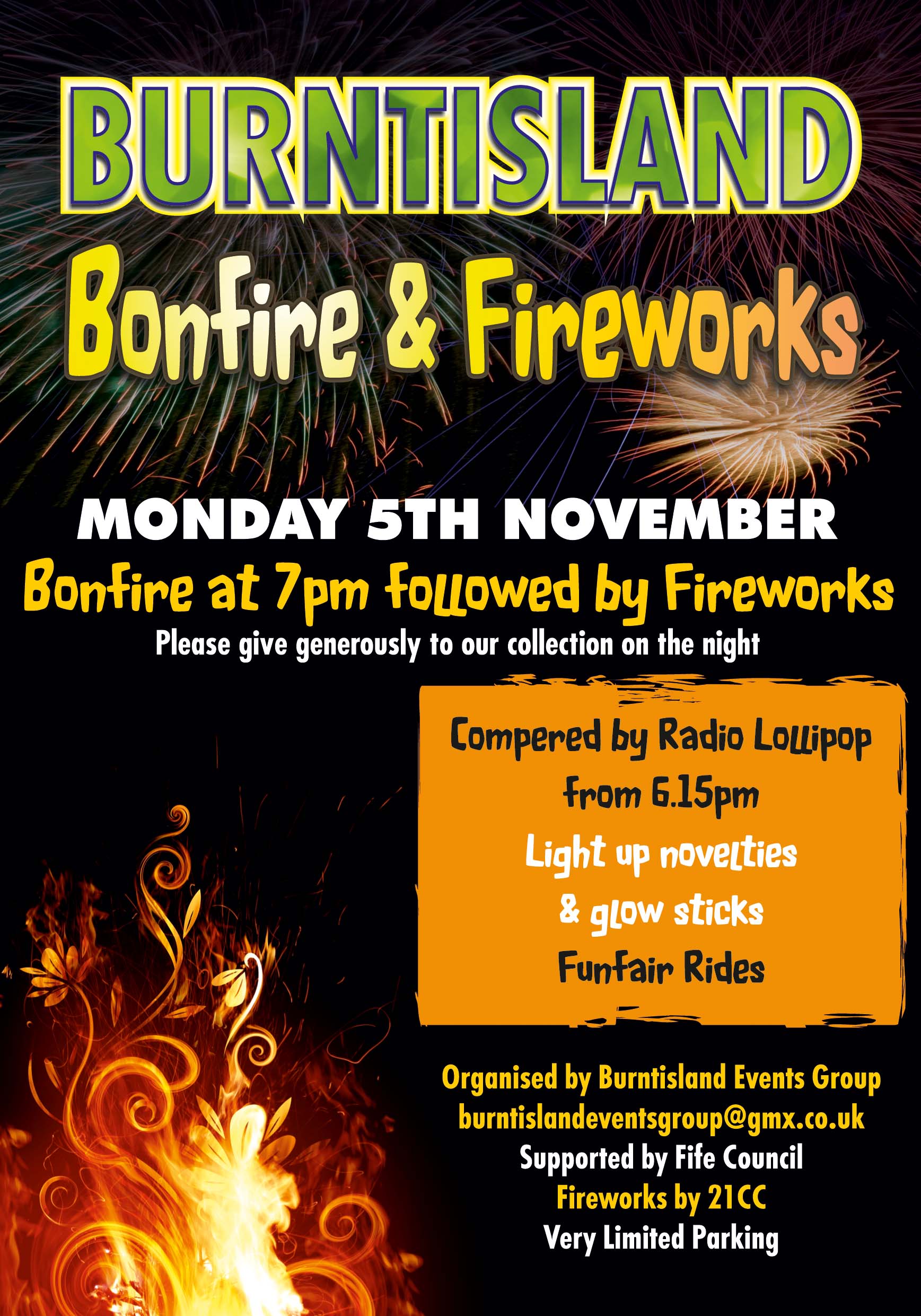 Welcome to Fife : Burntisland Bonfire and Fireworks